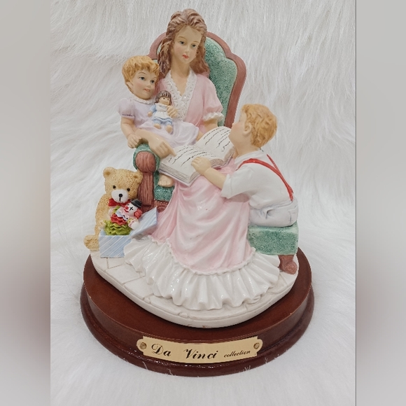 DaVinci | Art | Antique Da Vinci Collection Porcelain Big Figurine Girl ...